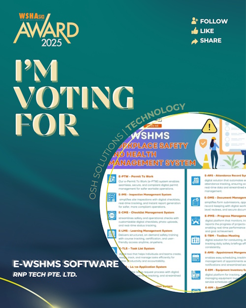 WSHAsia OSH Solutions and Industry Excellence 2025